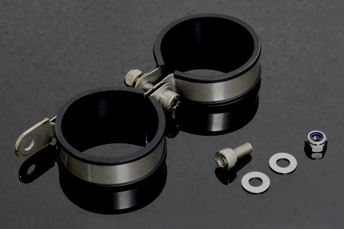 Silencer clamp double 60mm (double bolt) - TYGA Performance Parts Europe