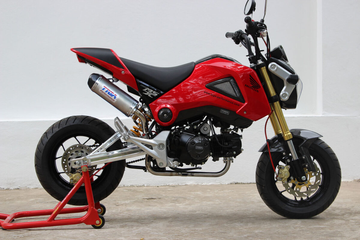 TYGA MSX125 race exhausts