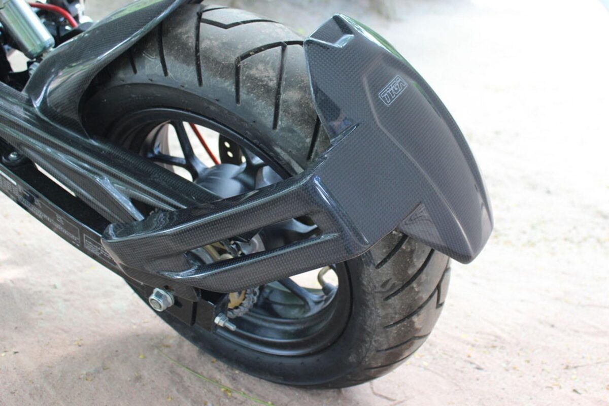 Carbon rear protector, Honda MSX125 MK1 and Mk2 - TYGA Performance ...