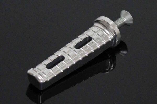 Tyga Step Kit Replacement Foot Peg, Slotted, Silver, Assy. - TYGA ...