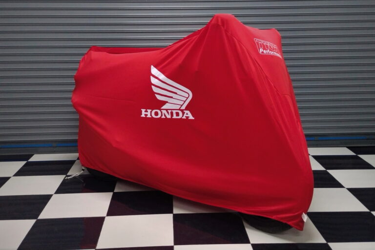 TYGA bike dust cover Red Honda wing white - TYGA Performance Parts Europe