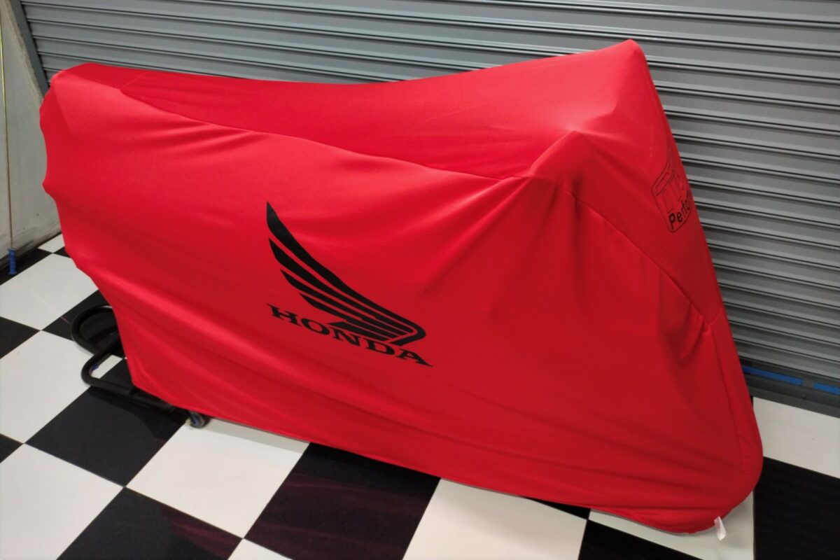 TYGA bike dust cover Red Honda wing black - TYGA Performance Parts Europe