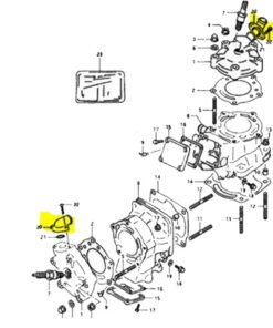 Coolant Spigot (pair) Suzuki RGV250 VJ21/22, Aprilia RS250 - TYGA ...