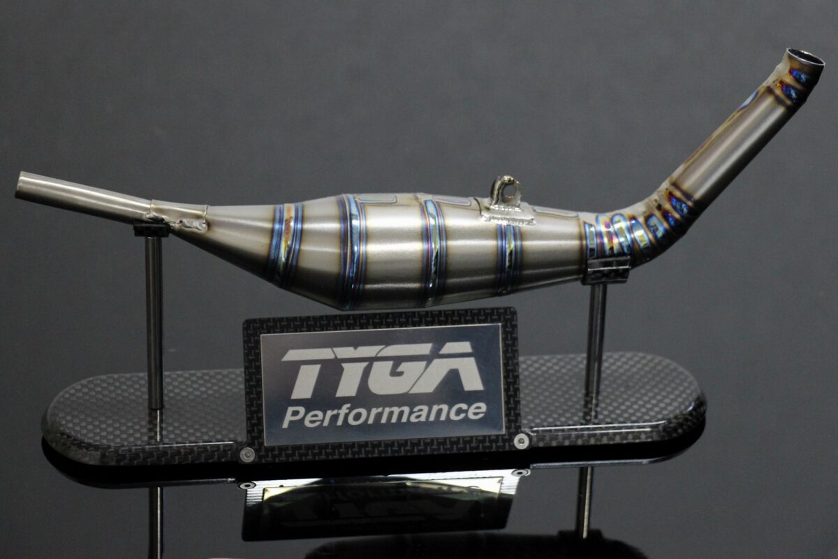 Silencer aluminium two stroke