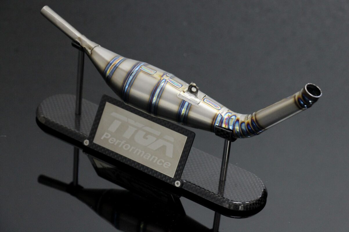 Silencer aluminium two stroke