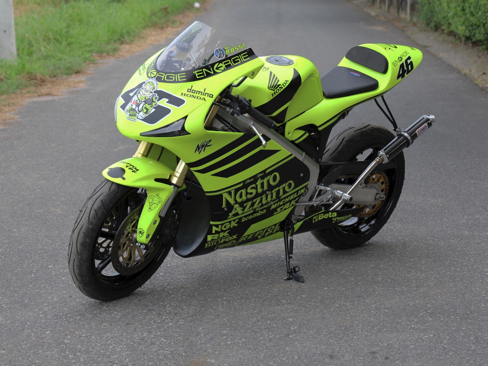 Rossi Test - HONDA NSR250 MC18 project bike - TYGA Performance Parts Europe